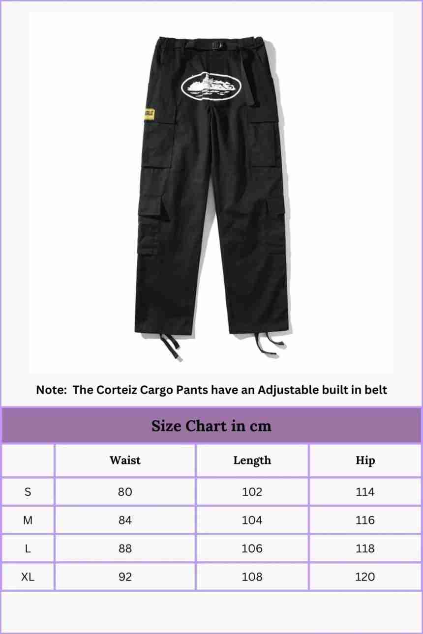 Corteiz Guerillaz Cargos Triple Black | Big Upto 30% off